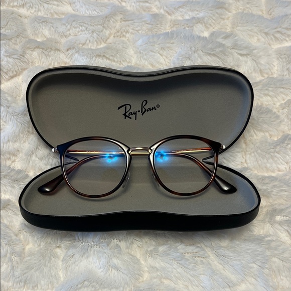 Ray-Ban | Accessories | Rayban Rb74 Tortoise Shell Round Glasses With ...